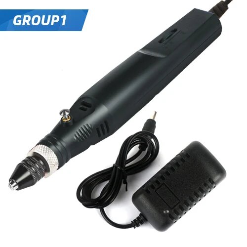 Мини-дрель-гравер TUNGFULL, Электрический Ручной Инструмент Для Работы По Дереву, Резки, Гравировки, Фрезерования, Шлифовки