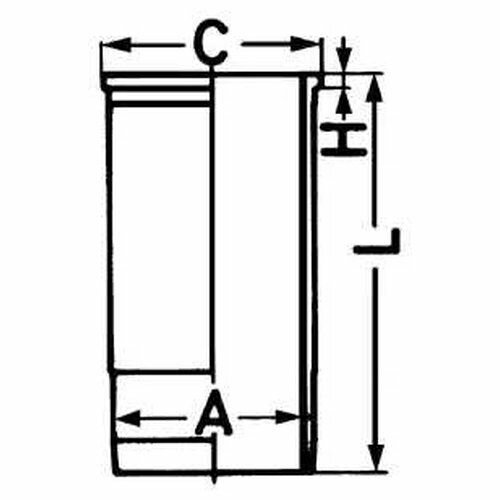 Гильза цилиндра KOLBENSCHMIDT 89856111