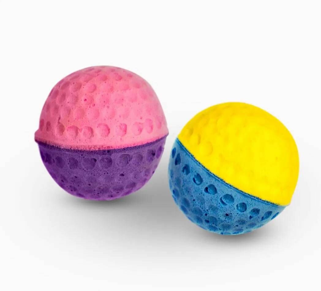 Игрушка для кошек Мяч мягкий 3,5 см (2 шт)