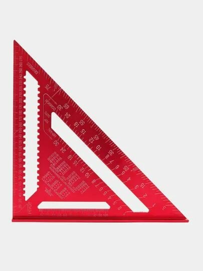 Линейка/угольник Свенсона строительный, металлический. Угольник столярный, метрический