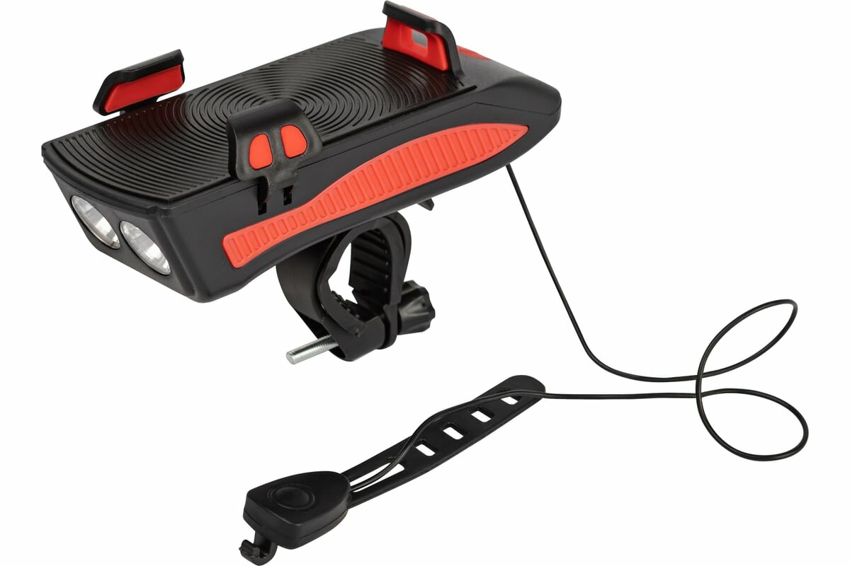 ЭРА VA802 Велосипедный LED фонарь аккумуляторный powerbank и держатель телефона 5W