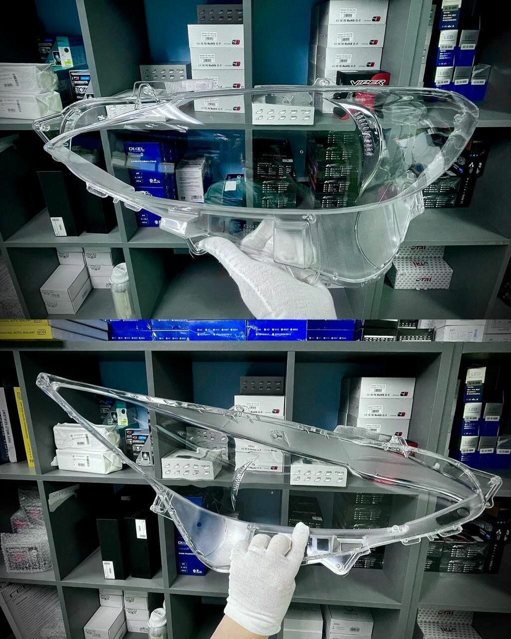 Стекло фары Mazda 3 BM 2013-2017 (комплект) стекла На фары Мазда 3