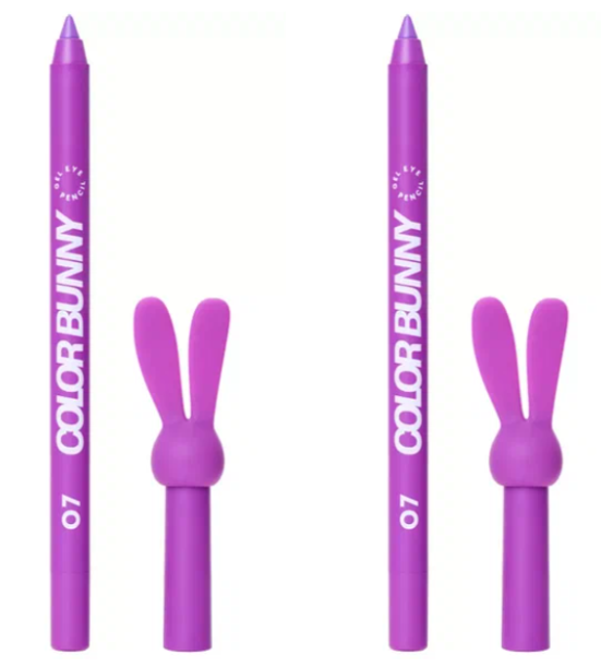 Карандаш гелевый для глаз Love Generation Color Bunny, тон 07 фиолетовый, 1,3 г, 2 шт