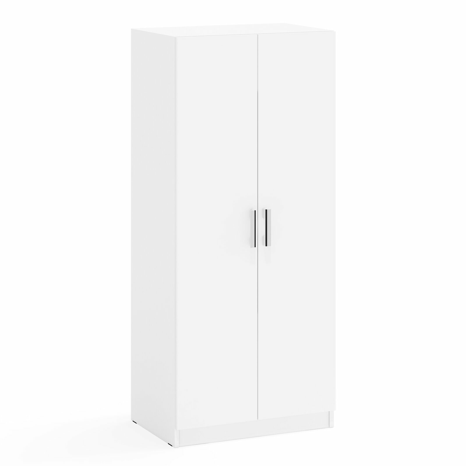 Шкаф Мебельный Двор СК-9Ш цвет белый шагрень, ШхГхВ 70х45х160 см.