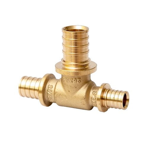 MVI Тройник переходной 20 x 16 x 16 для труб из сшитого полиэтилена, аксиальный