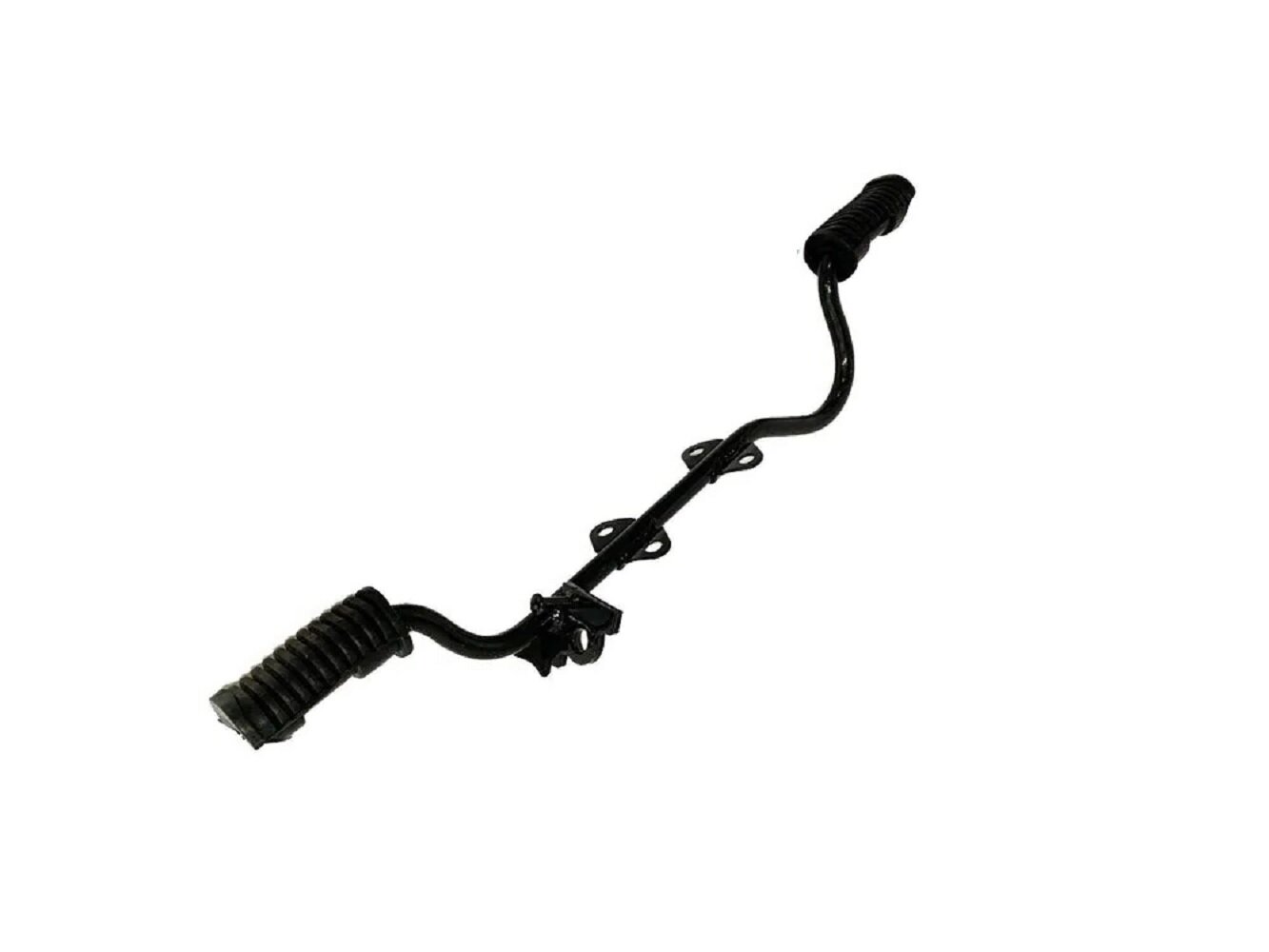 Подножка водителя мопеда Альфа, Дельта с изгибом (550мм)