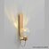 Бра Crystal Lux BELLA AP1 BRASS LED цвет латунь 5 Вт модерн плафон металл