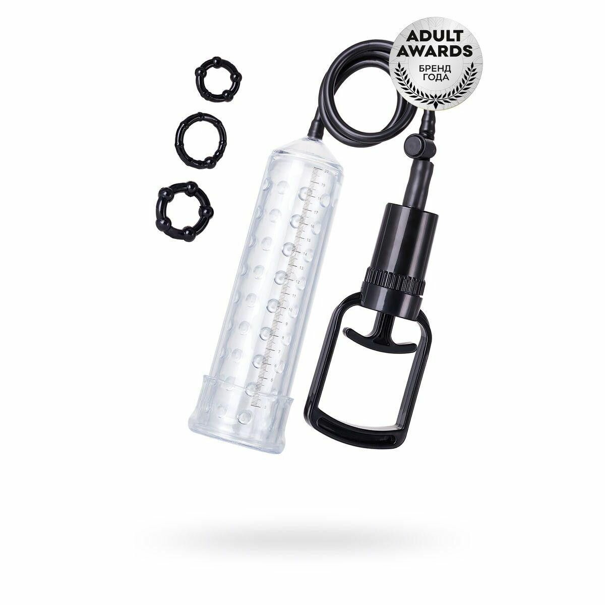 Помпа для пениса TOYFA A-Toys, TPE, прозрачный, 23,5 см
