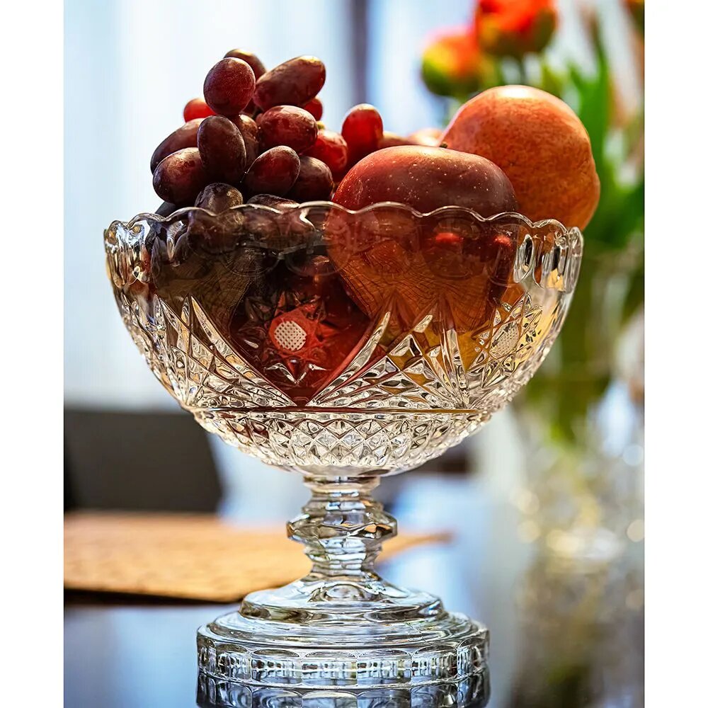 Ваза для сервировки стола, для фруктов хрустальная Неман 9962/1 800/120