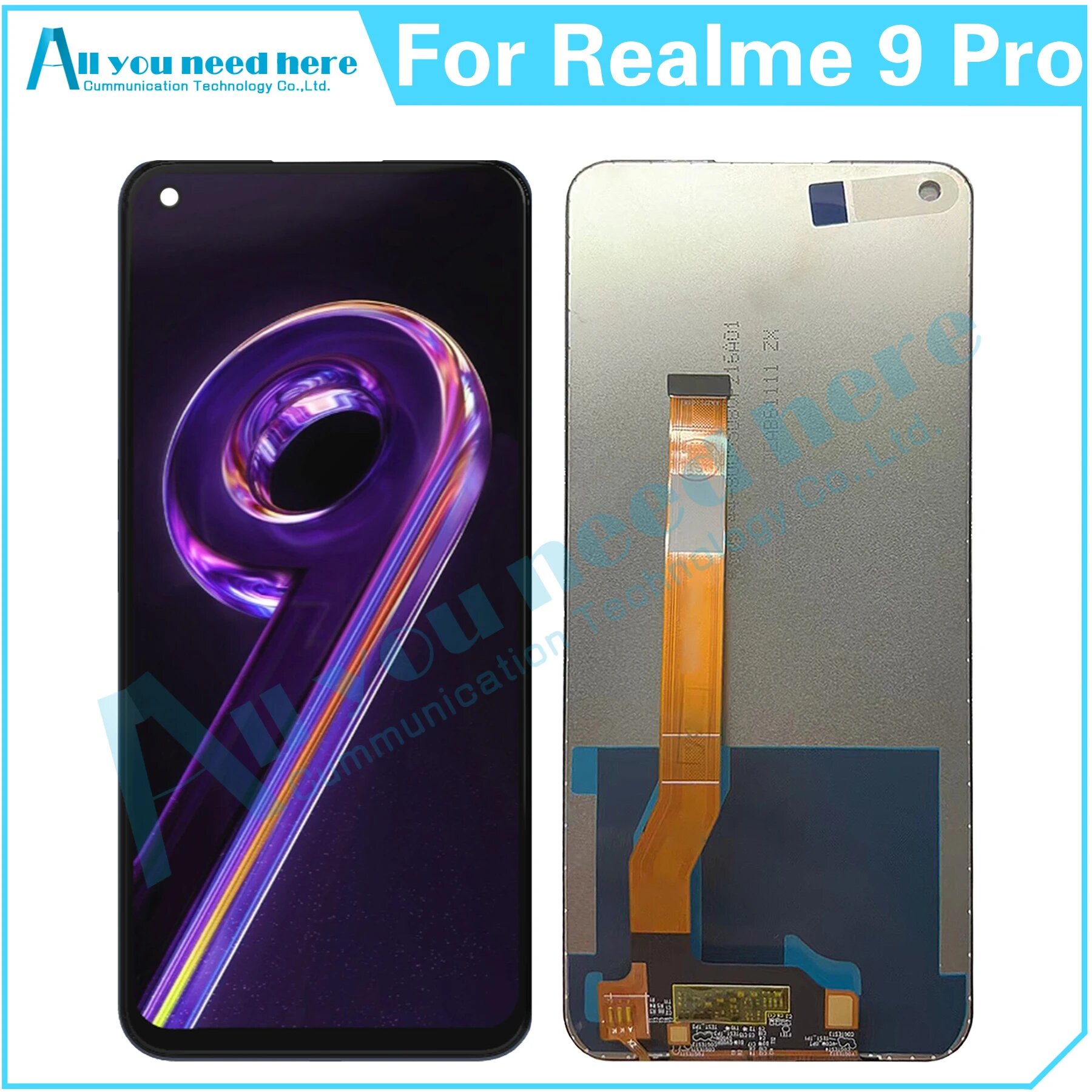 ЖК-дисплей для Realme 9 Pro, дисплей для Realme 9Pro RMX3471 RMX3472, замена экрана No Frame