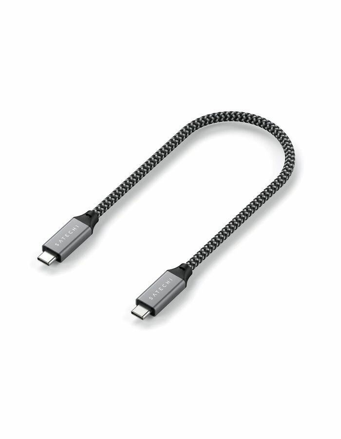 Кабель Satechi ST-U4C25M USB4 Type C-USB Type C 25см