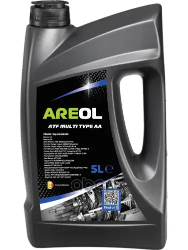Areol Atf Multi Type Aa (5L) Масло Трансм. для Акпп! Синт. крас, Ан. febi 29934Hyundai/Kia Sp-Ii/Sp-Iii AREOL арт. AR162