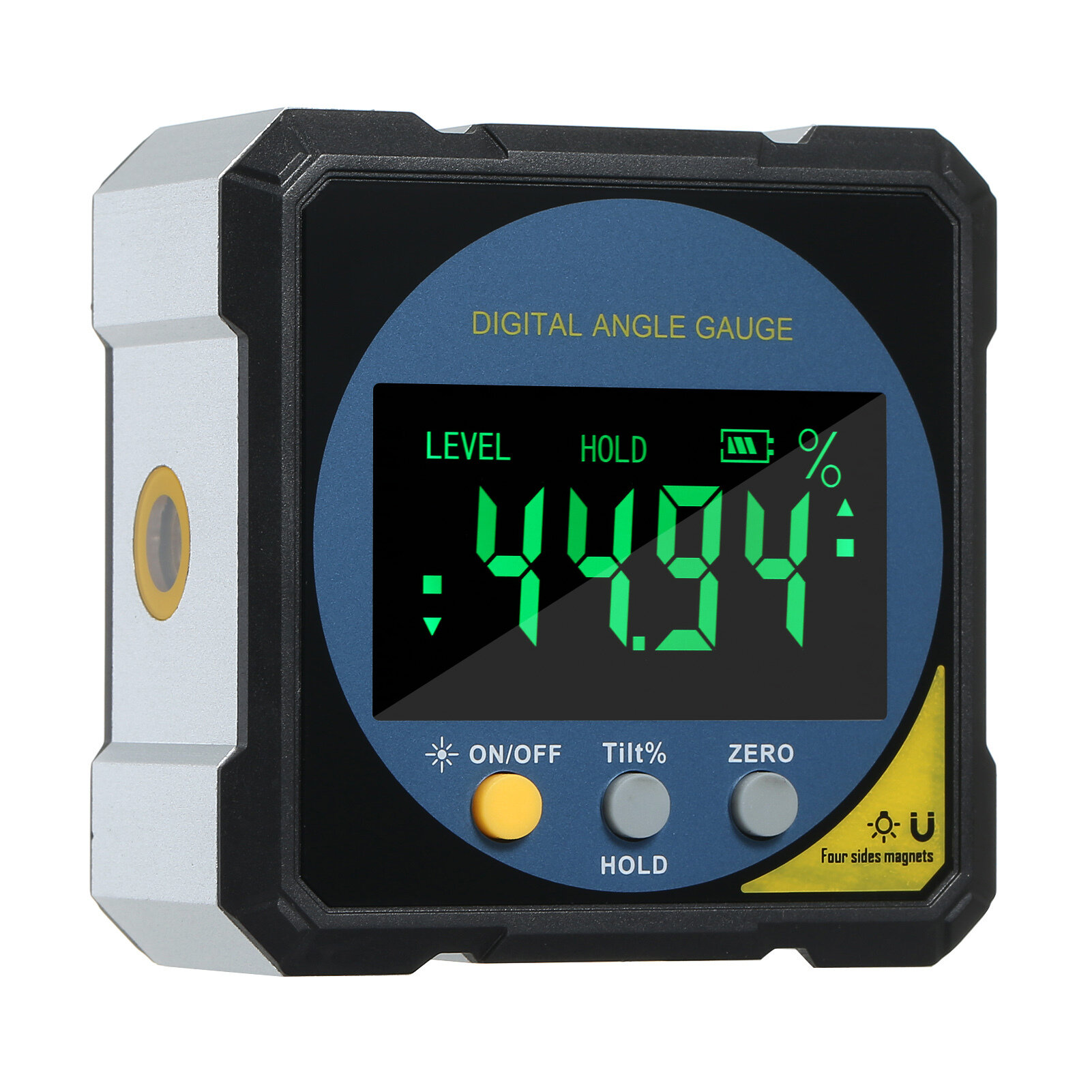 Цифровой транспортир уровня Инклинометр Четырехсторонний магнитный измеритель