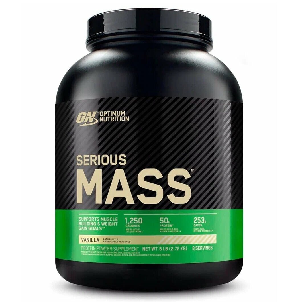 Гейнер для быстрого набора мышечной массы Serious Mass 2720 гр. 6lb (Optimum Nutrition) Ваниль