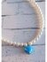 Чокер Seit Jewelry, голубой, белый, серый