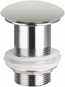 Донный клапан для раковины Ceramica Nova CN2000MSG без перелива, серый матовый