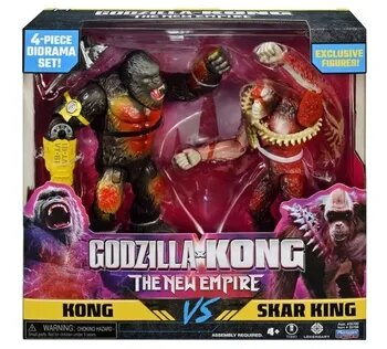 Годзилла х Кинг: Конг против Скаара Кинга 6" Фигурок в 2-х упаковках