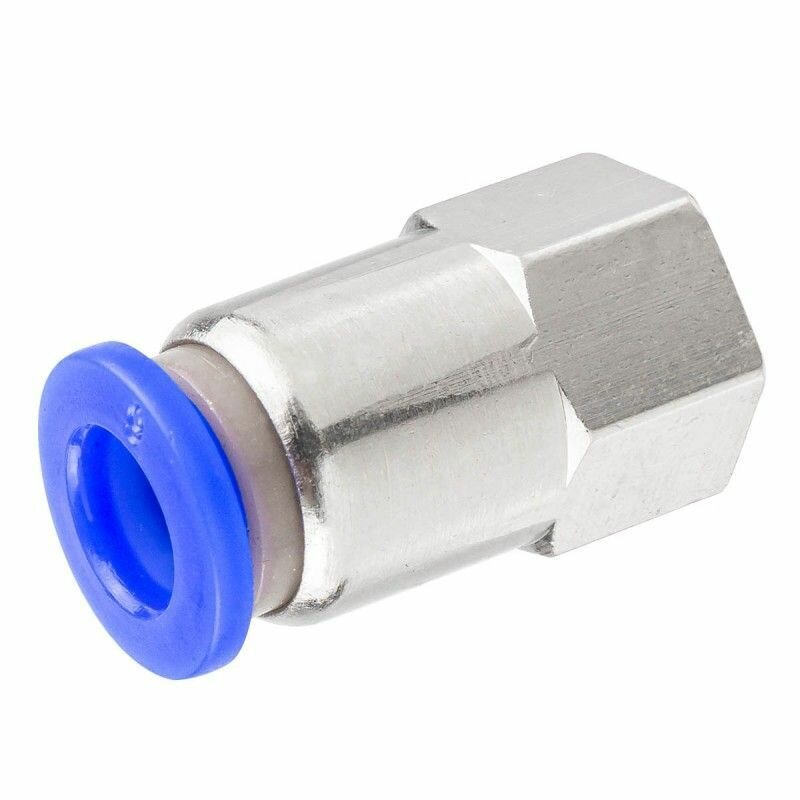 Фитинг для пластиковых трубок 6мм с внутренней резьбой 1/8" Forsage