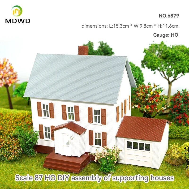 Модель дома в американском стиле MDWD 1:87