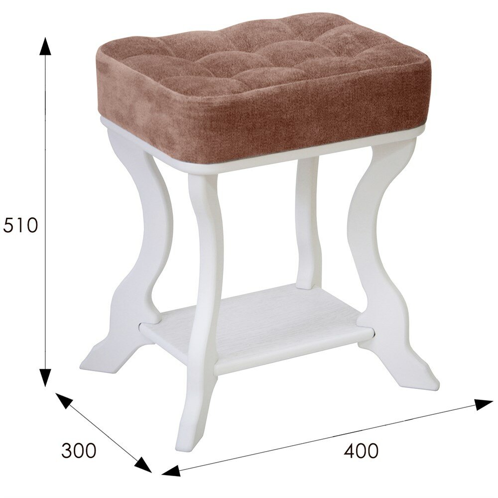 МБЛ Банкетка Берже 26 белый ясень Белый ясень