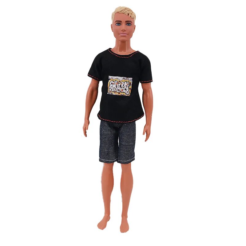 Костюм для куклы Кена Черный, L158