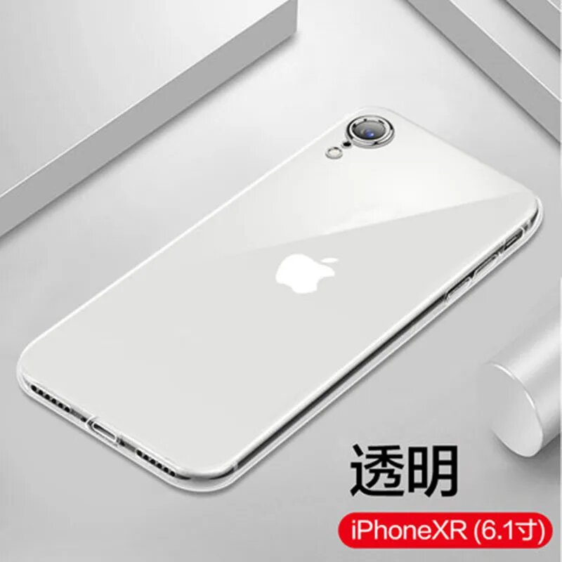 Ультра прозрачный HD Crystal Мягкий силиконовый чехол из ТПУ для телефона Apple iPhone X XS XR 11 12 13 Mini 14 Plus 15 Pro Max