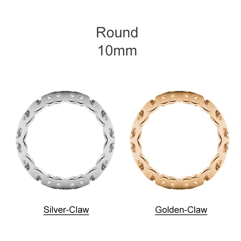 Когти для страз Astrobox, Round 10mm, Golden-Claw, 10шт
