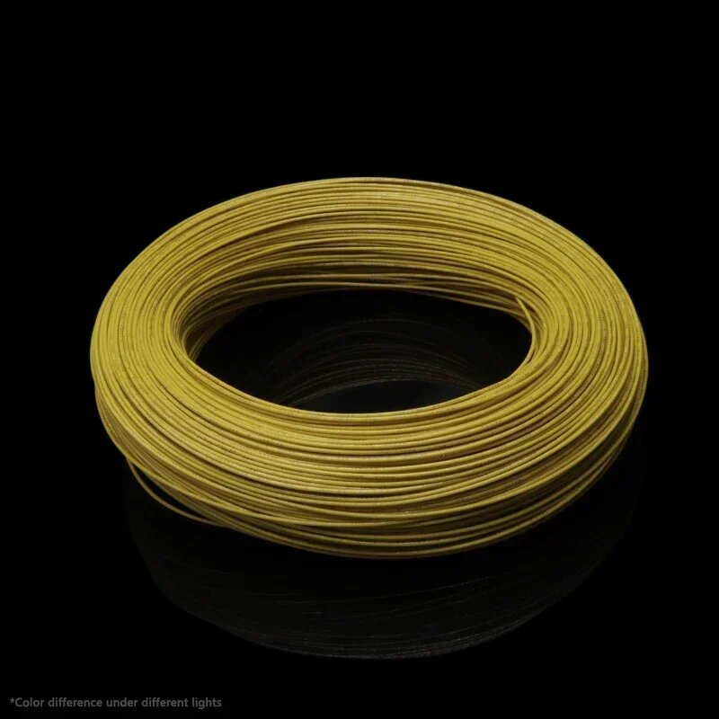 PTFE провод 30/28/26/24/22/20/18/16/14/13/12/10 AWG для 3D принтера 24AWG, Yellow, 5 Meters