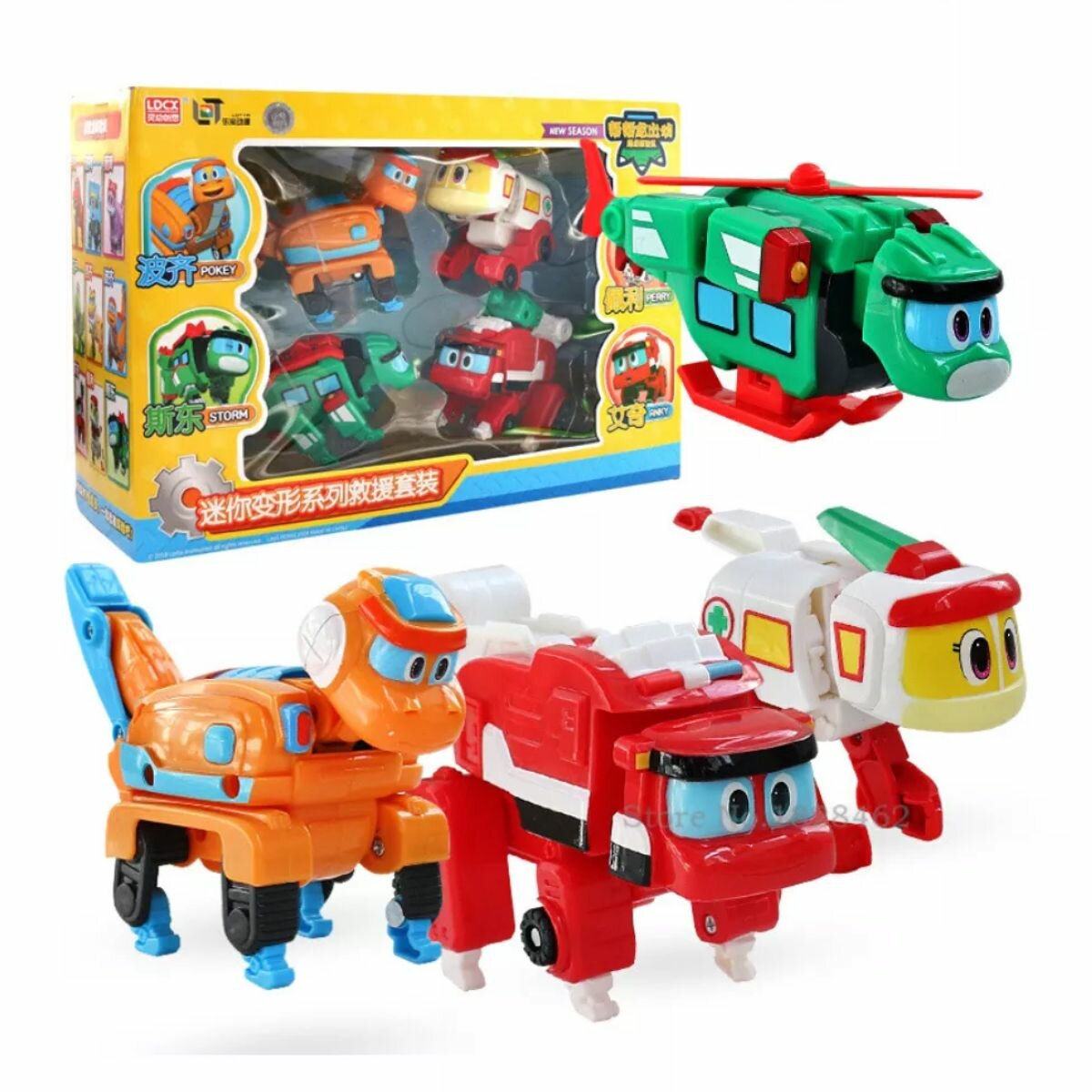 Фигурка "Команда Дино Dino Go Go", трансформер, высота 8 см, пластик