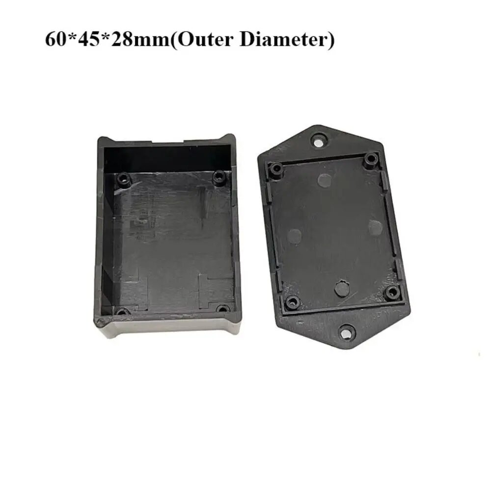 Корпус для электронных проектов ABS пластик черный 9 стилей