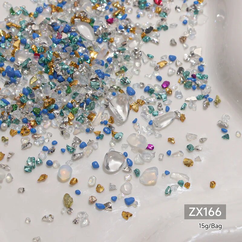 Нефритовые камни для дизайна ногтей Taste-girl WY-ZX166