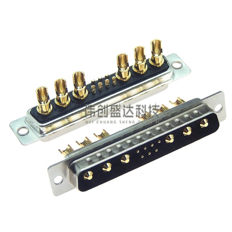 Д-SUB адаптер 13W6 30A позолоченный 1 Long pin Male
