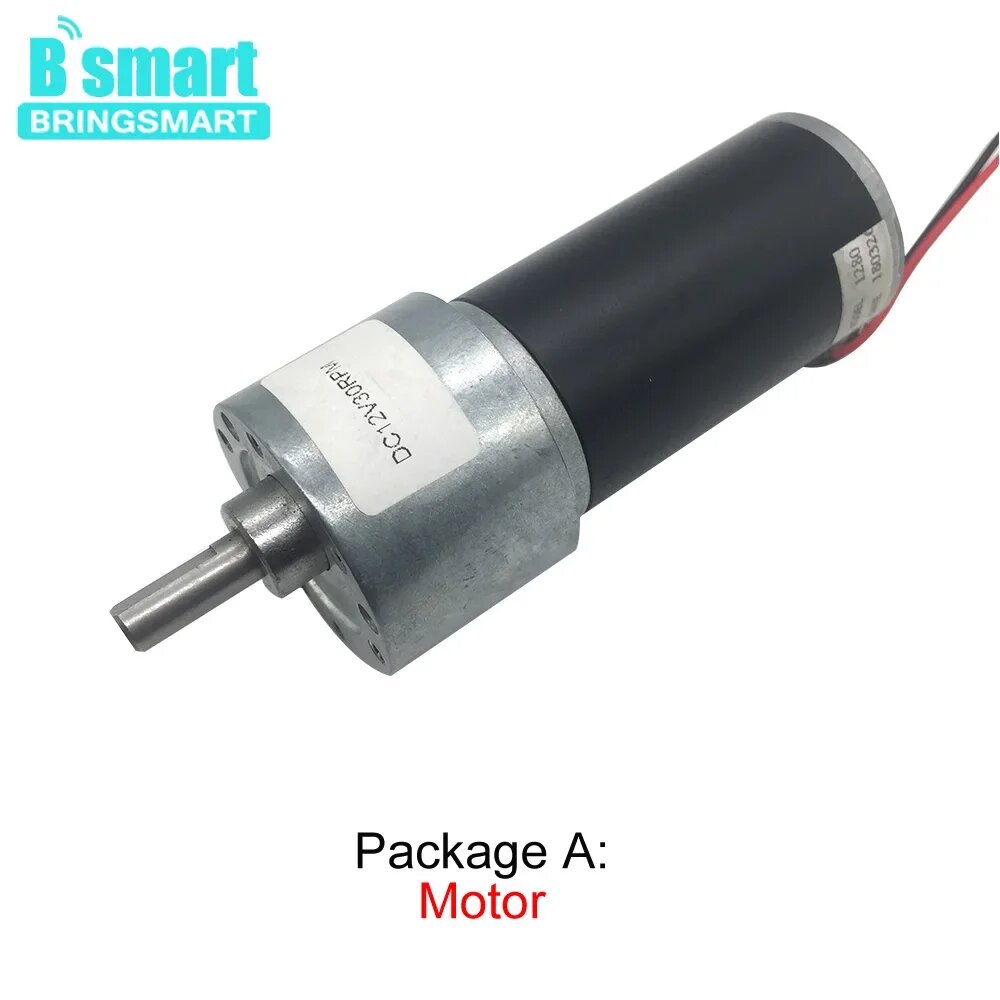 Бringsmart редуктор двигателя постоянного тока 12В JGB37-3157 10rpm, package A, 12V