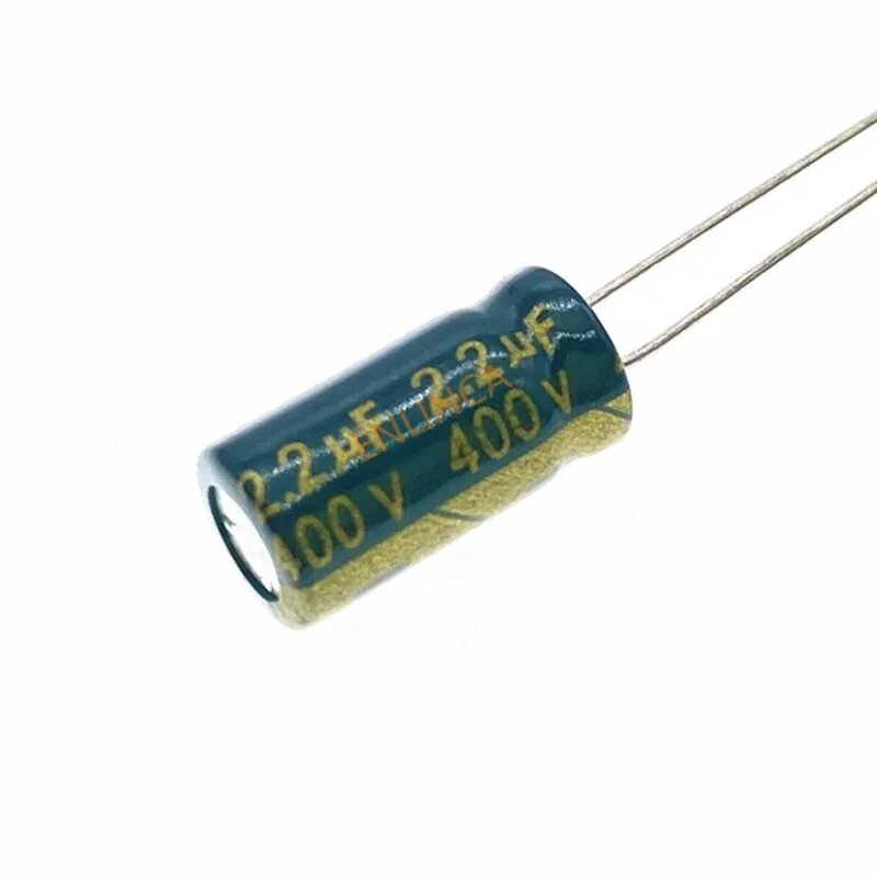 20 шт. алюминиевый электролитический конденсатор 2.2uF 400V 6x12mm