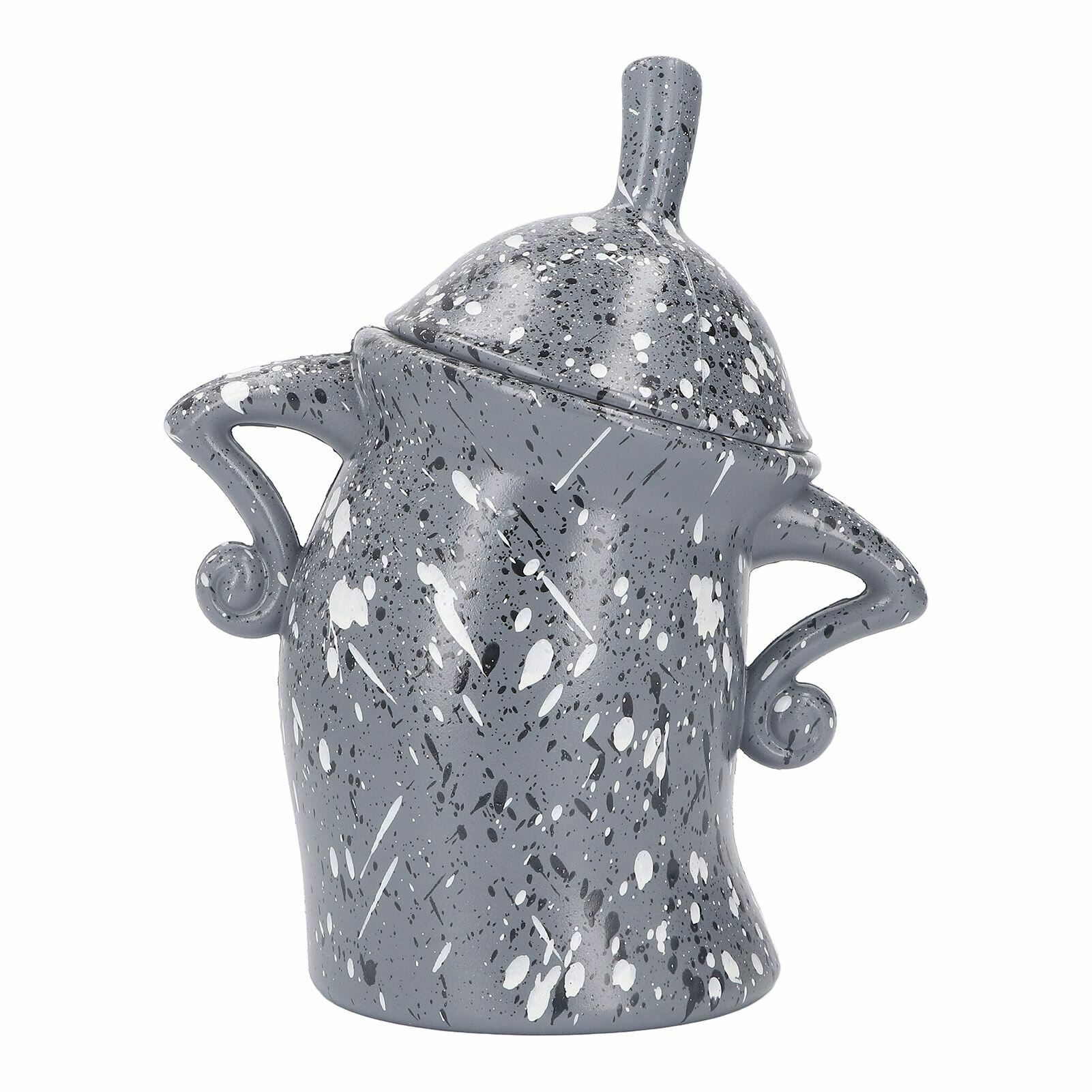 Банка для печенья Attitude, банка для печенья с крышкой, милый АБС-пластик, вместительный контейнер для хранения продуктов питания на Рождество, кухня, серый цвет