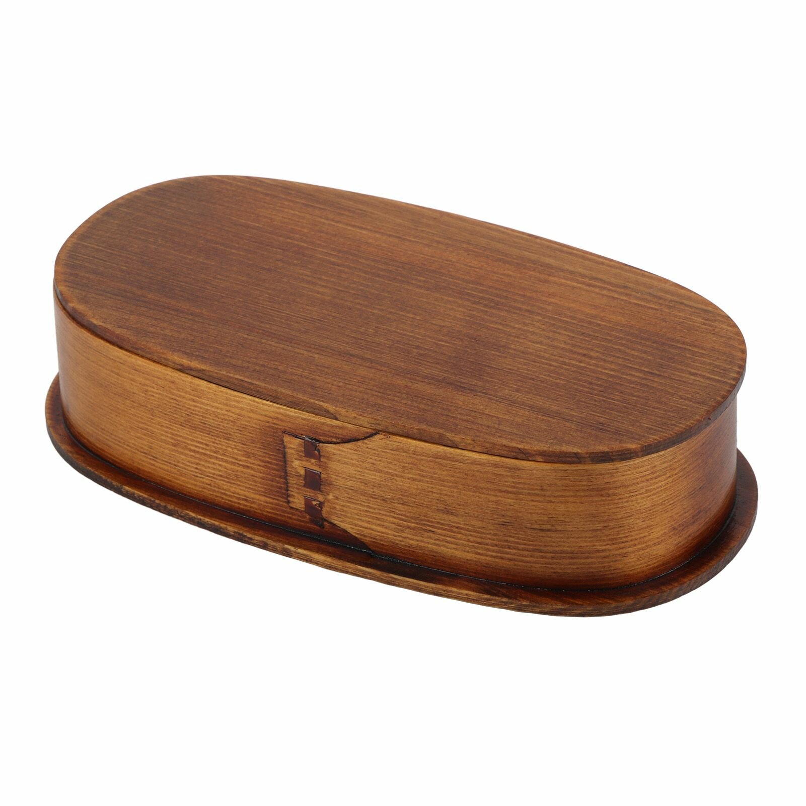 Набор для обеда, деревянный контейнер для хранения продуктов в японском стиле для студентов, рабочих, 19x10x9,5 см, окрашенный