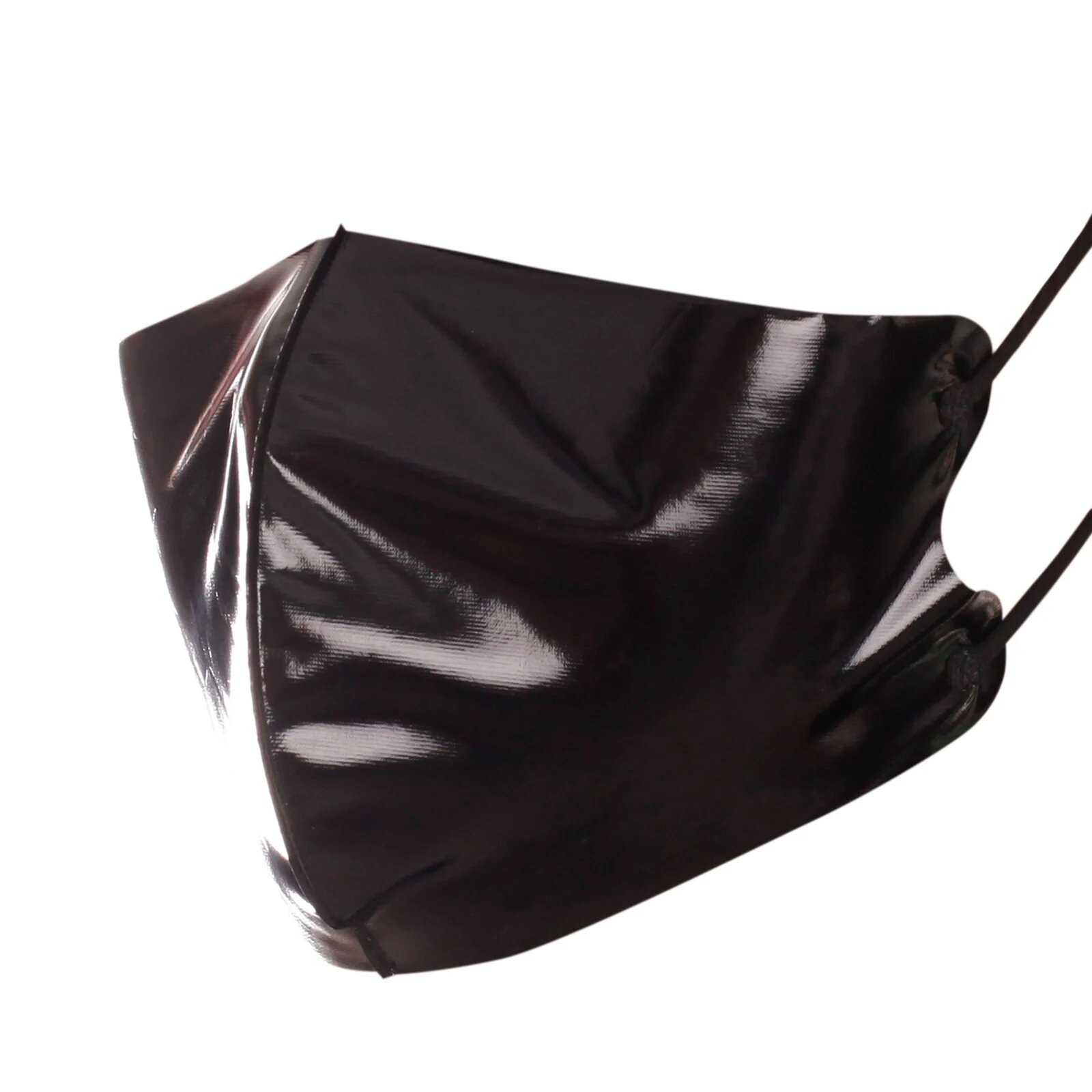 Искусственная кожаная 3D маска для рта Ftshist Черный, Ear Strp-Black