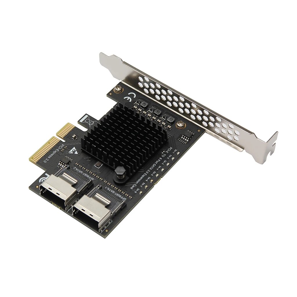 PCIe к Mini SAS 8087 8-портовый SATA 3.0 адаптер