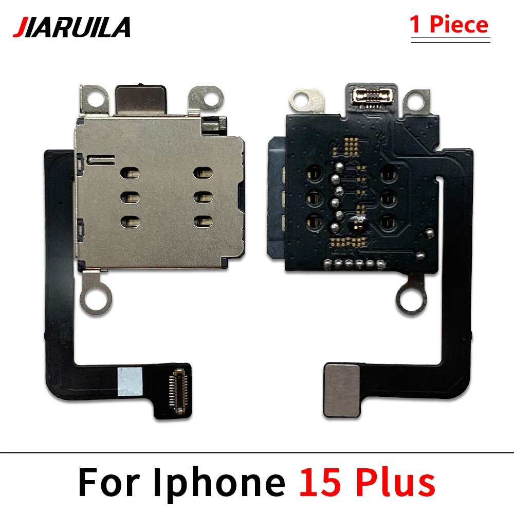 Новый считыватель SIM-карт для iPhone 11, 12, 13, 14, 15, Pro Max Plus, мини-разъем с двумя слотами для SIM-карты, внутренний адаптер с гибким кабелем