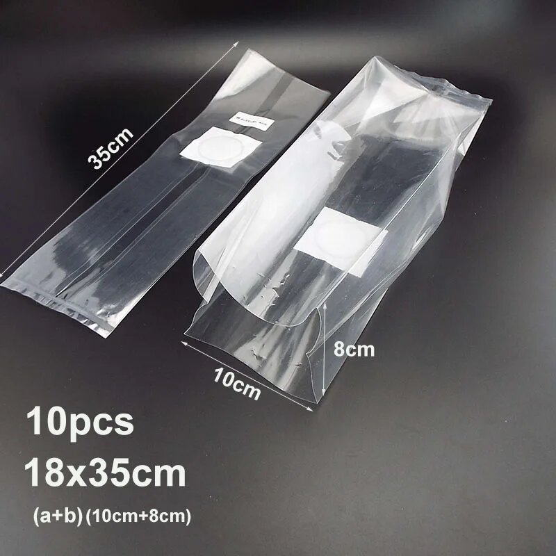 Пластиковые пакеты для выращивания грибов 18X35cm 10pcs bags
