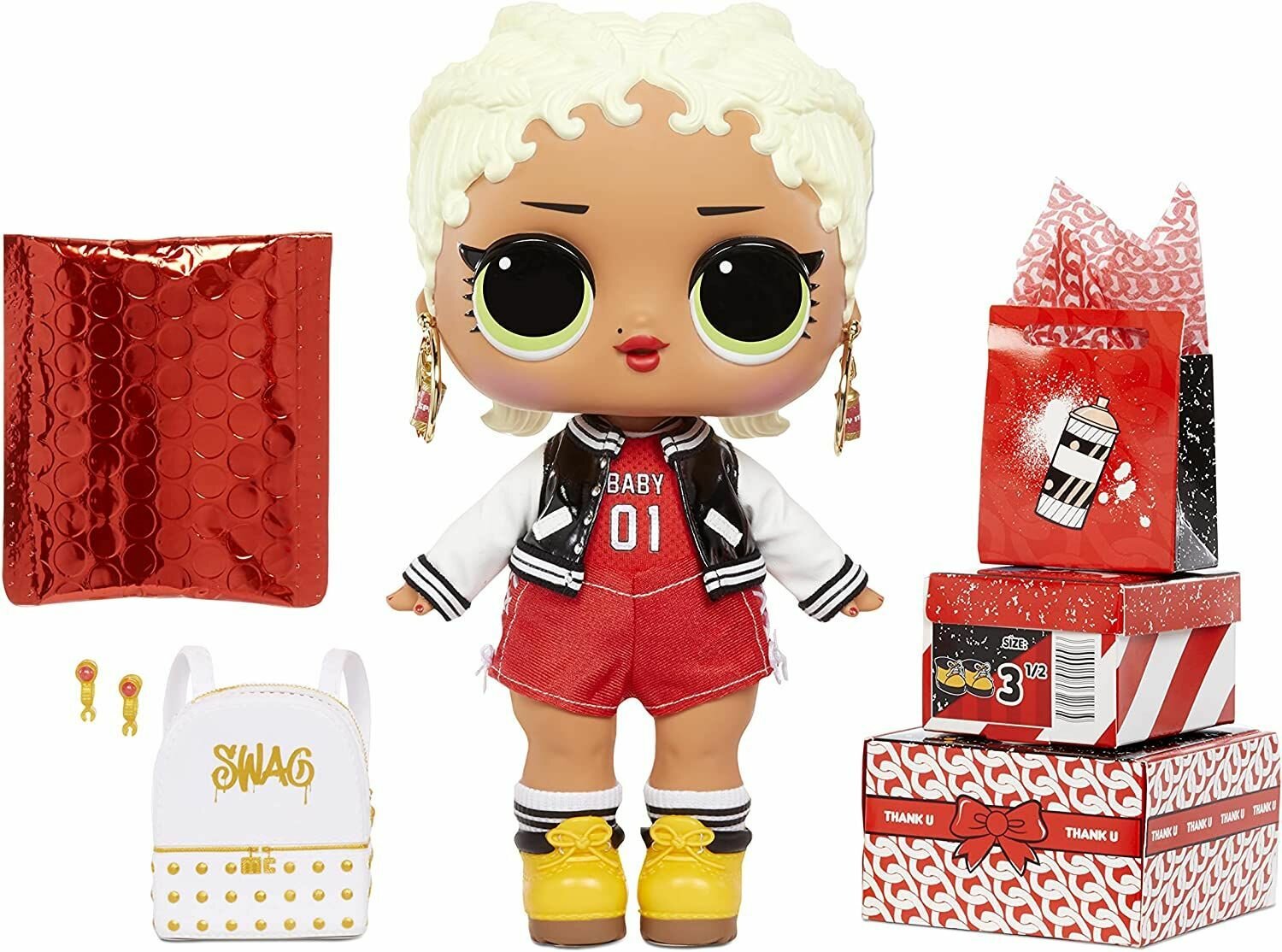 LOL Surprise Big Baby MC SWAG 27,9 см большой набор кукол-младенцев, подходит для коллекции мальчиков и девочек от 4 лет