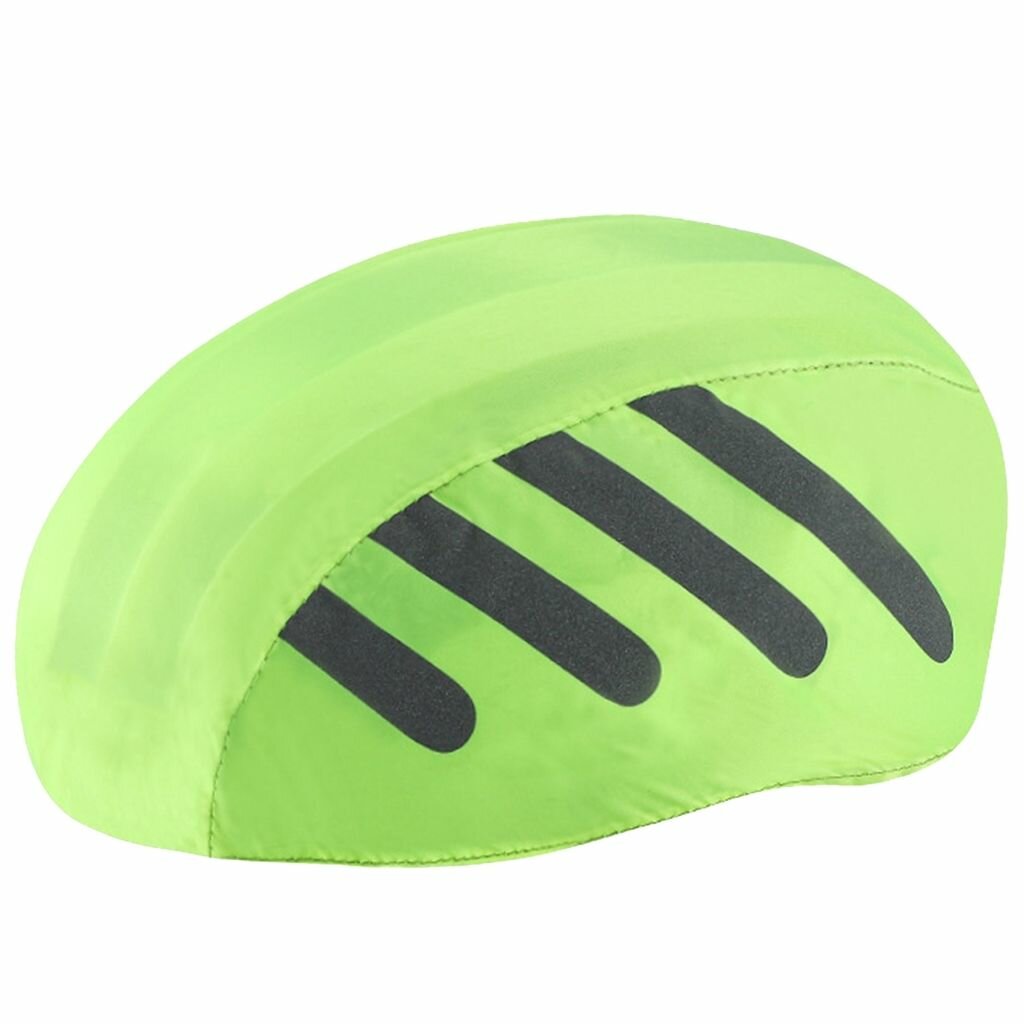 (1 шт.) Дождевик для велосипедного шлема-флуоресцентный желтый