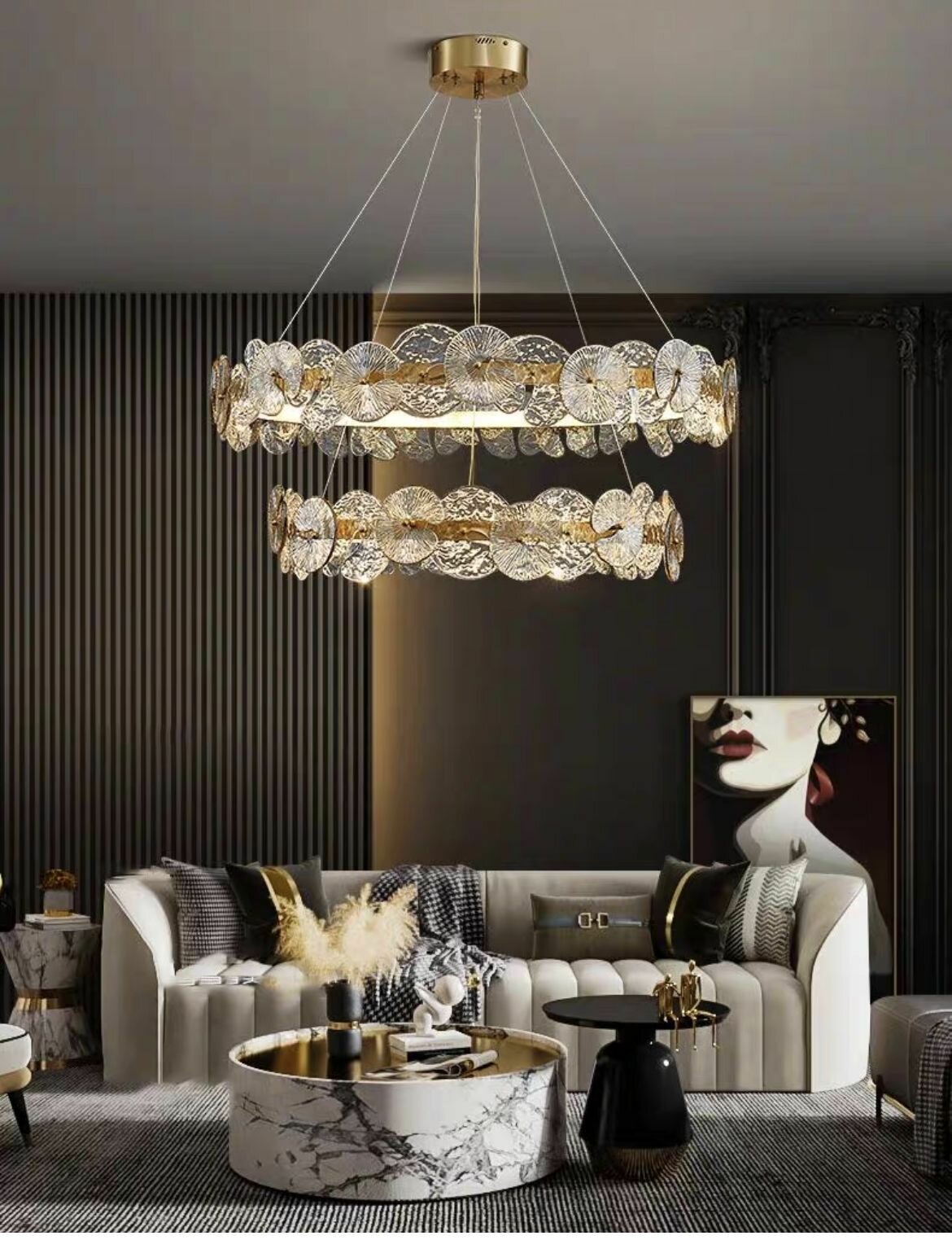 Люстра подвесная