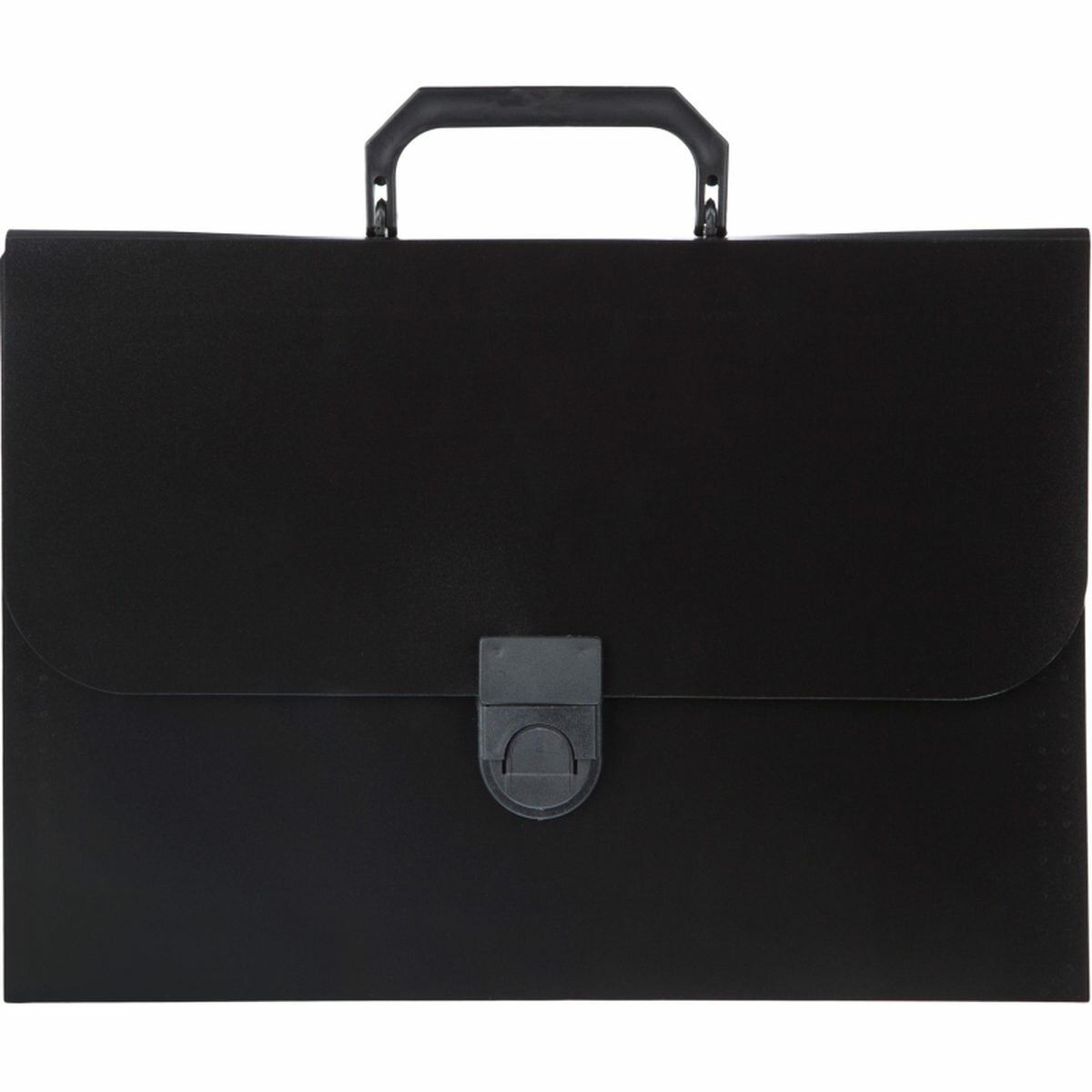 Папка-портфель Attache (А4, 12 отделений, пластик) черная