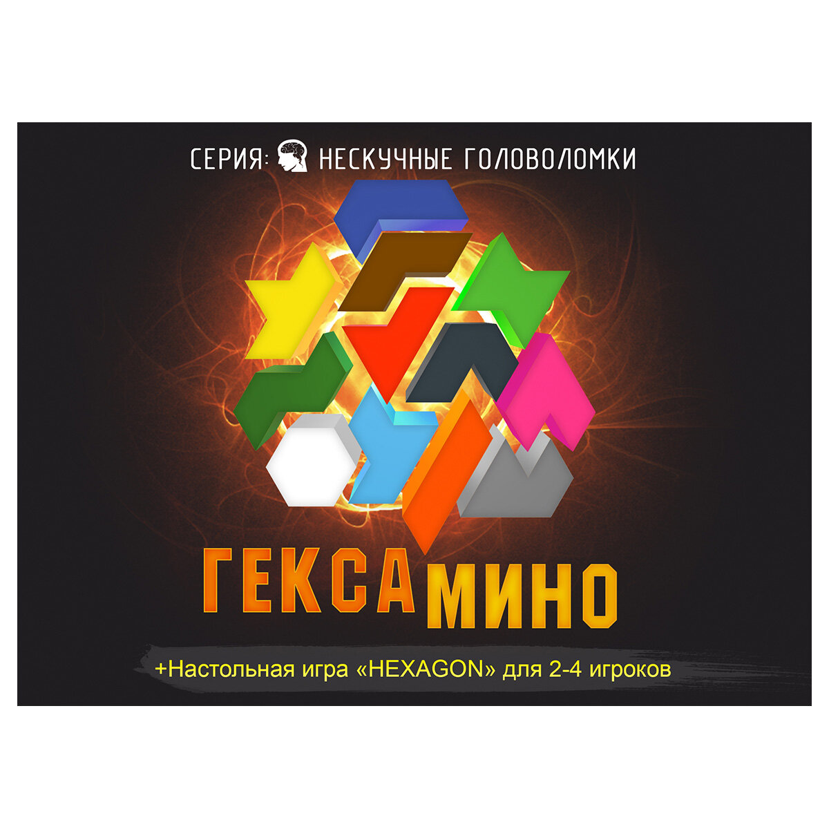 Нескучные игры Гексаминонастольная головоломка и логическая игра с уникальными HEX-полями