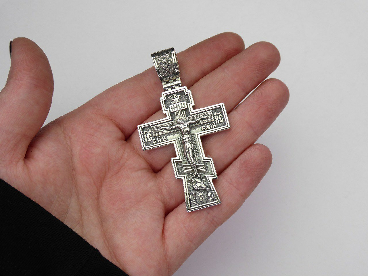 Крестик, серебро, 925 проба