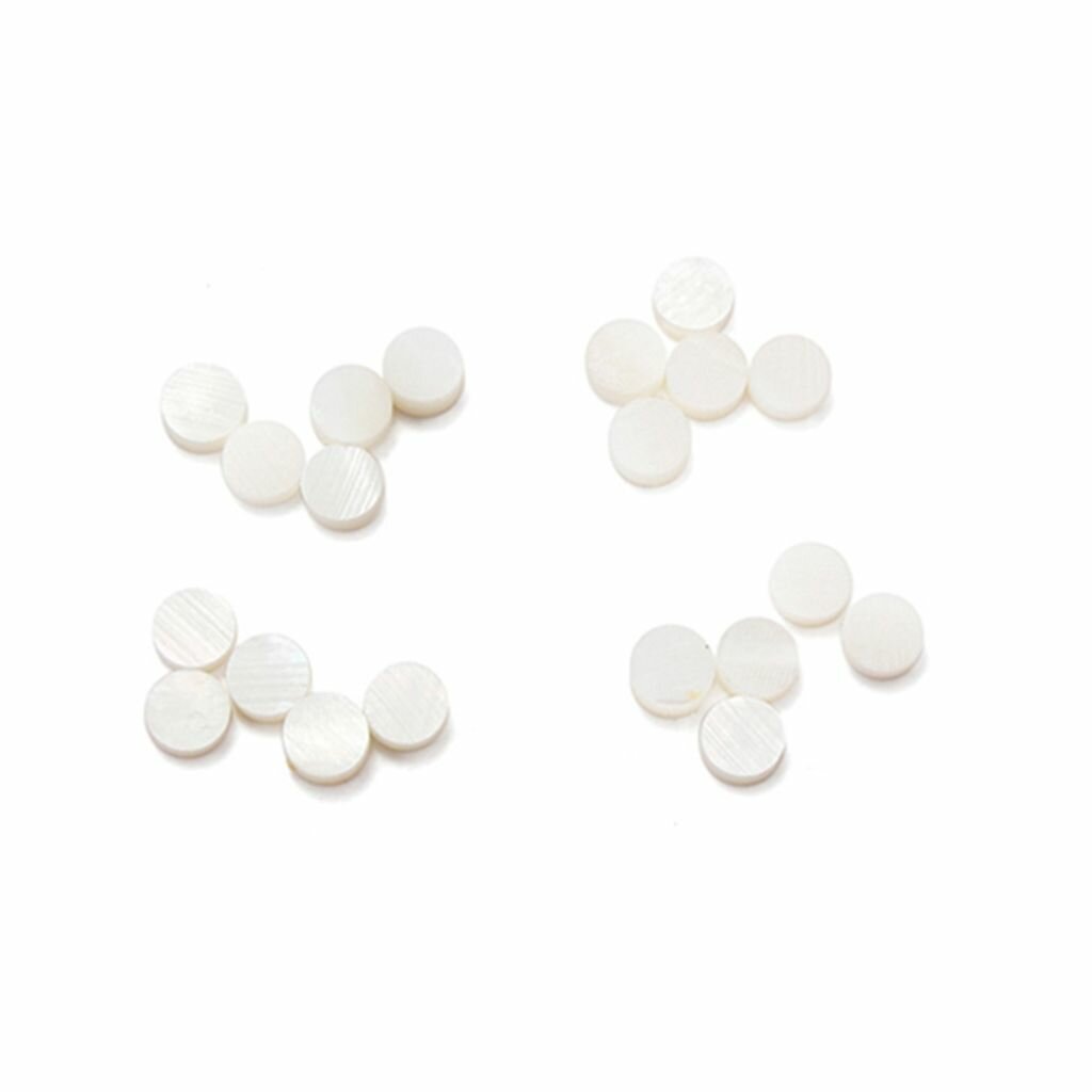 20 шт. гитарный гриф в горошек, корпус из морского ушка, маркеры на грифе, инкрустация для мандолины, бас-гитары, банджо, гавайской гитары