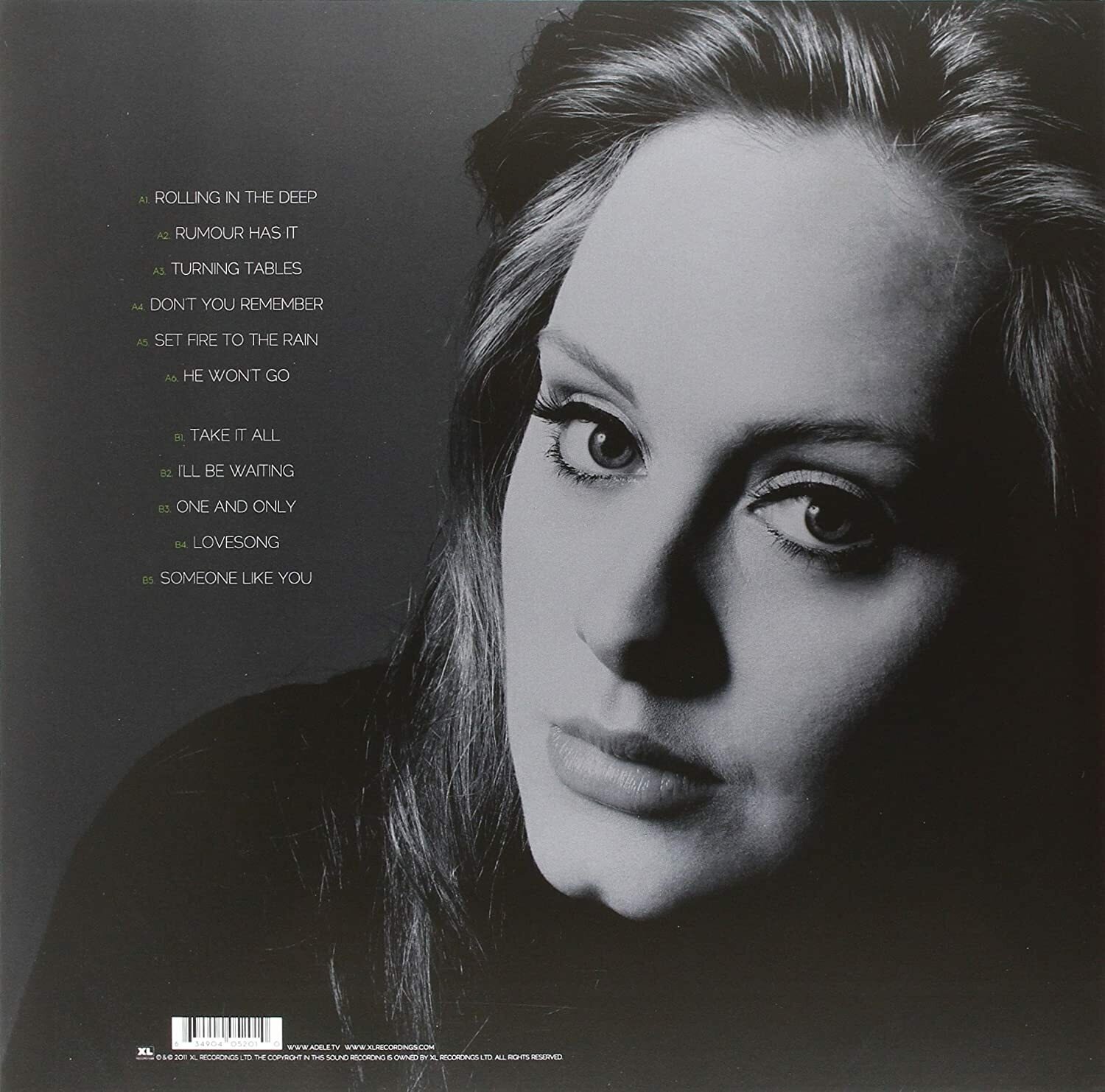 ADELE - 21 (LP) виниловая пластинка — фото 1