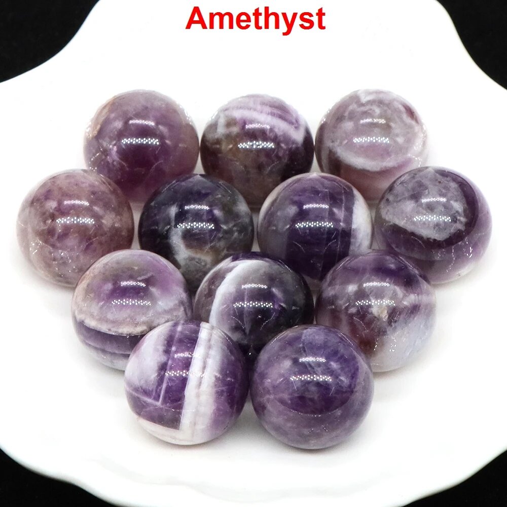 Аметист, кристальный шар 16 мм, фиолетовый