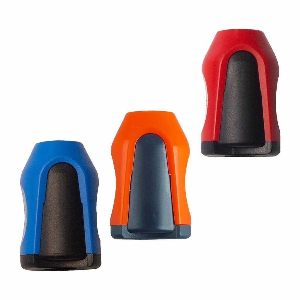 (3шт) Намагничиватель с порционной головкой (магнитный)-сине-черный + красно-черный + оранжево-черный